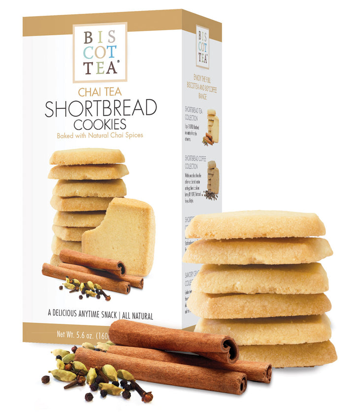 Chai Tea Shortbread Cookies - Retail Box - 6 ct – BiscotteaBaking